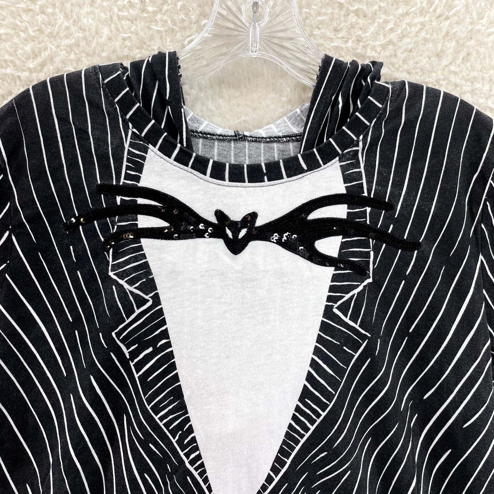 Nightmare Before Christmas Tim Burton Black Stripe Ja… - Gem