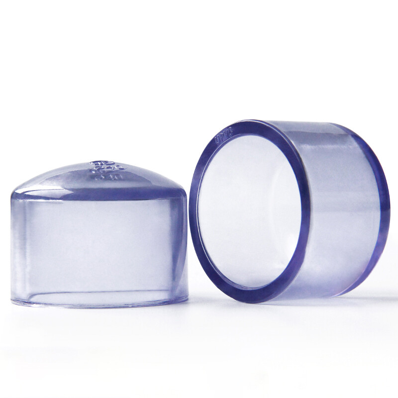 PVC Pipe Plain End Cap Water Supply Pipe Fittings ID 20mm - 200mm ...