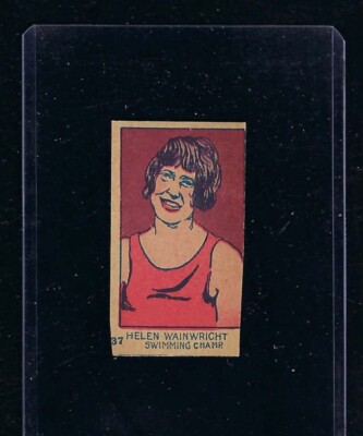 1926 W512 Strip Card #37 Helen Wainwright, Swimming Champion, VG-EX! | eBay