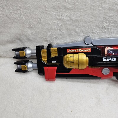 Power Rangers Spd 2005 Delta Enforcer Gun Working Sounds Vintage 30cm ...