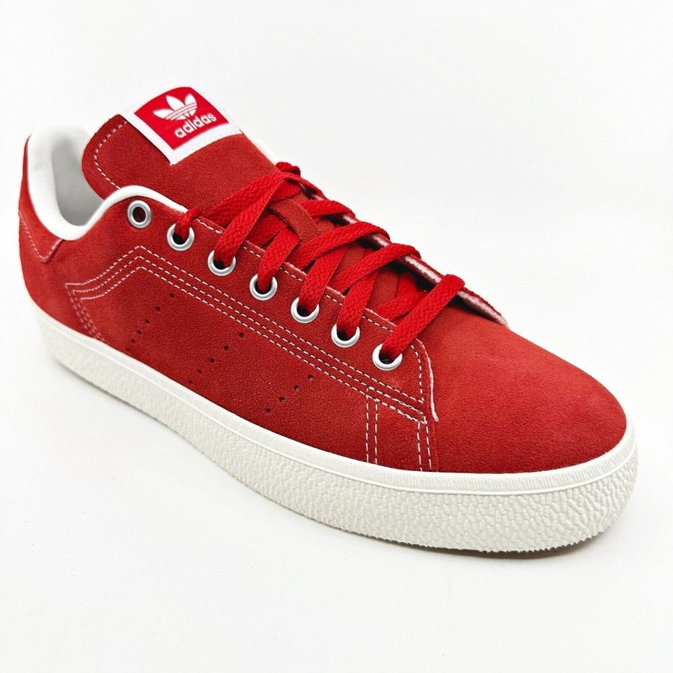 Adidas Originals Stan Smith CS Red White Mens Sneakers ID2044 | eBay