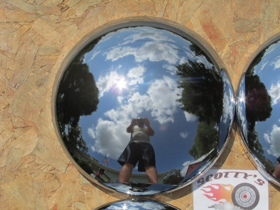 8 3/4" CHROME STEEL BABY MOON HUBCAPS SET OF 4, 98-1302 | eBay