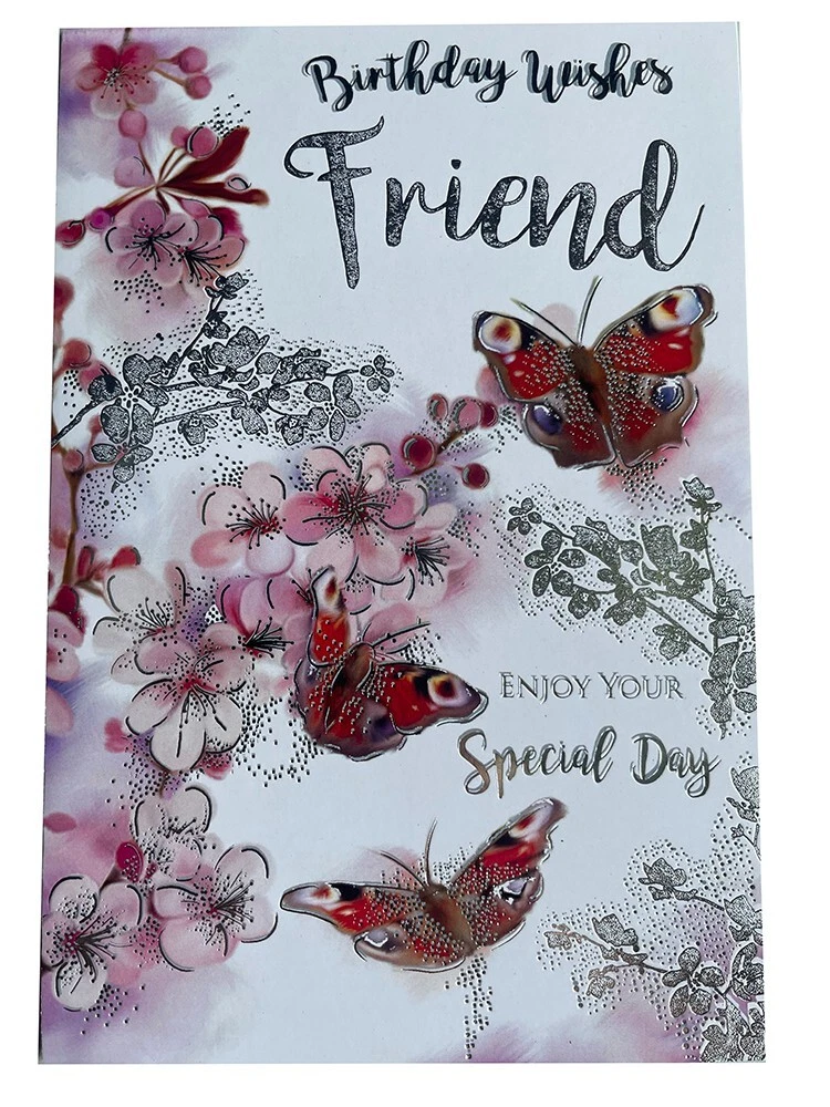 Happy Birthday Dear Friend Flowers