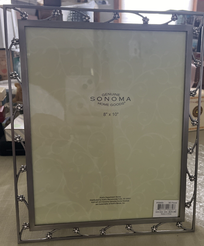 Sonoma Home Goods BD Floral 8 X 10 Picture Frame New 782552996696| eBay