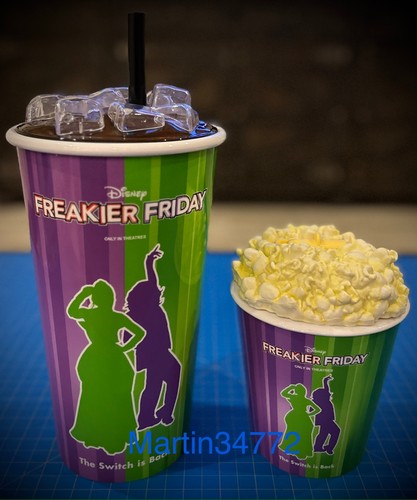 Freakier Friday Movie (2025) Popcorn Bucket and Drink Cup Switcheroo ...