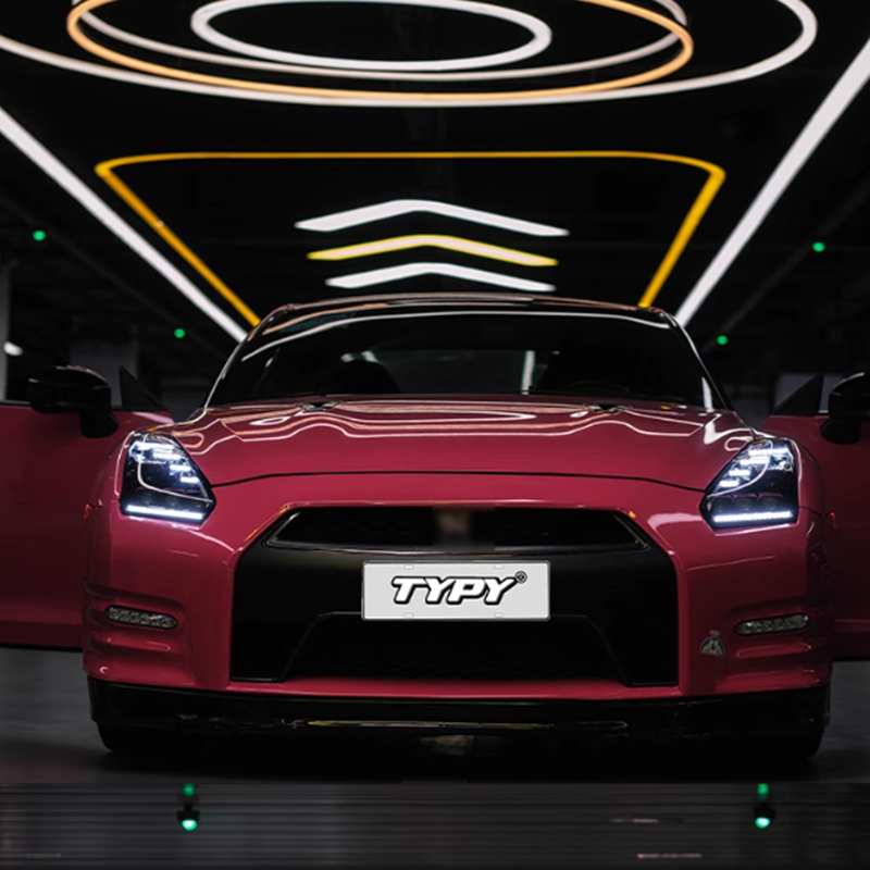 Pair For 2008-2023 Nissan GTR R35 LED Headlights Animation Front Lamps ...