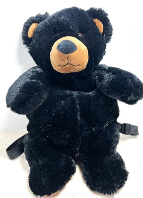 Unipak 19" Kiwi Black Bear Backpack Plush Teddy Stuffed Animal soft ...
