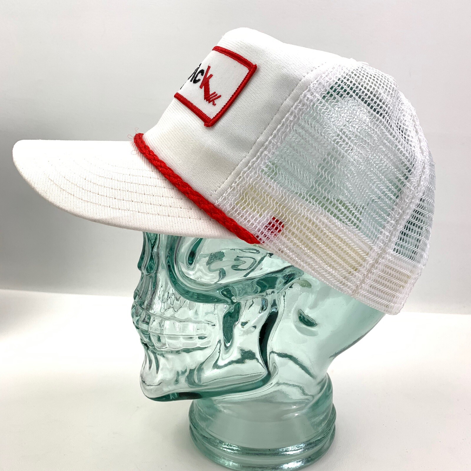 Reed Mudpick Tools Rope Patch White Oil Field Mesh Adjustable Trucker ...