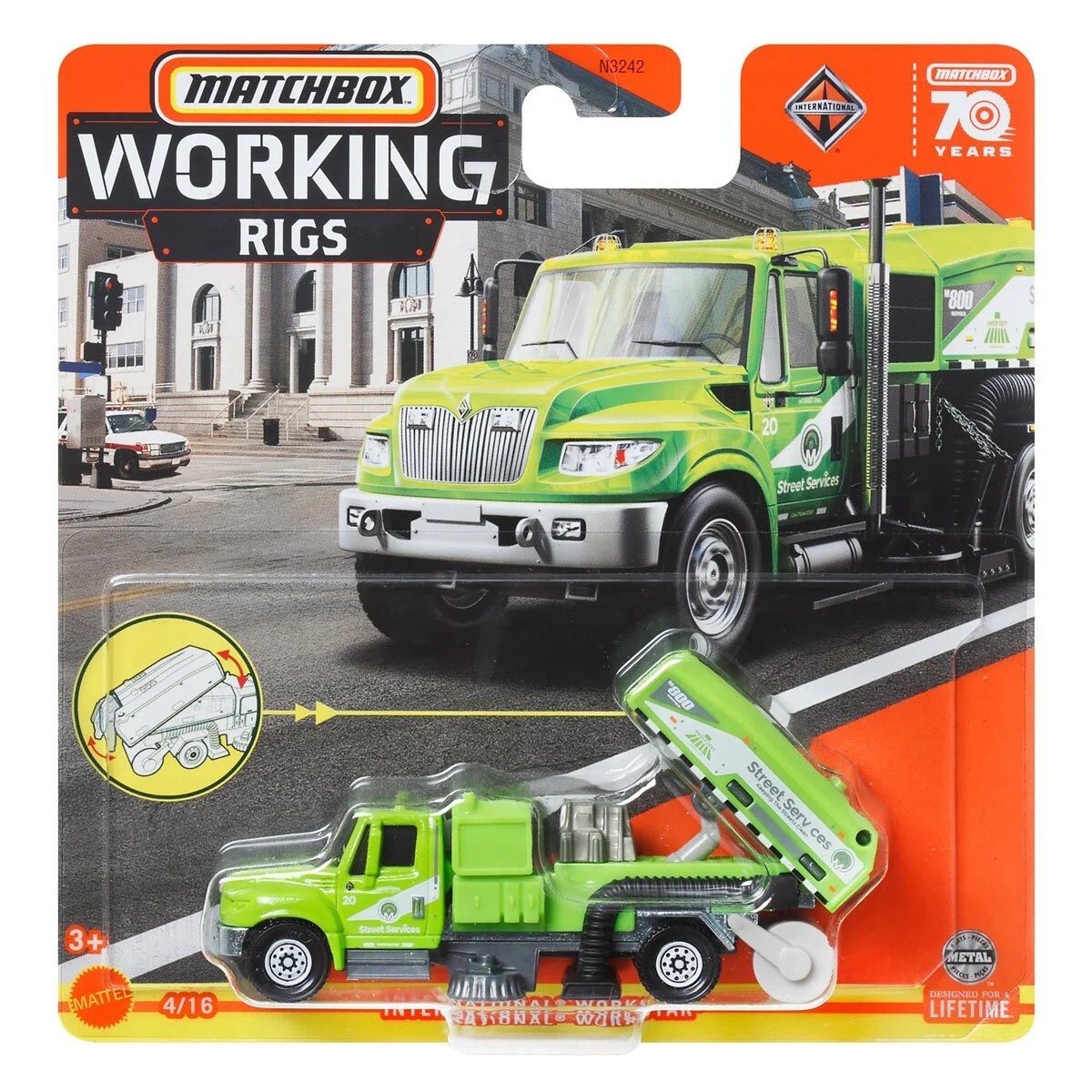 Matchbox Working Rigs 1:64 International Workstar Metal Diecast Car ...
