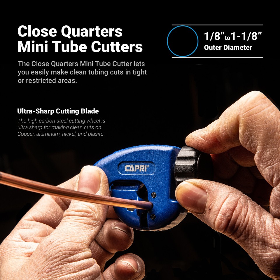 Capri Tools 3/16 in. Double Flaring Tool Kit w/ Wrenches, Tube Bender ...