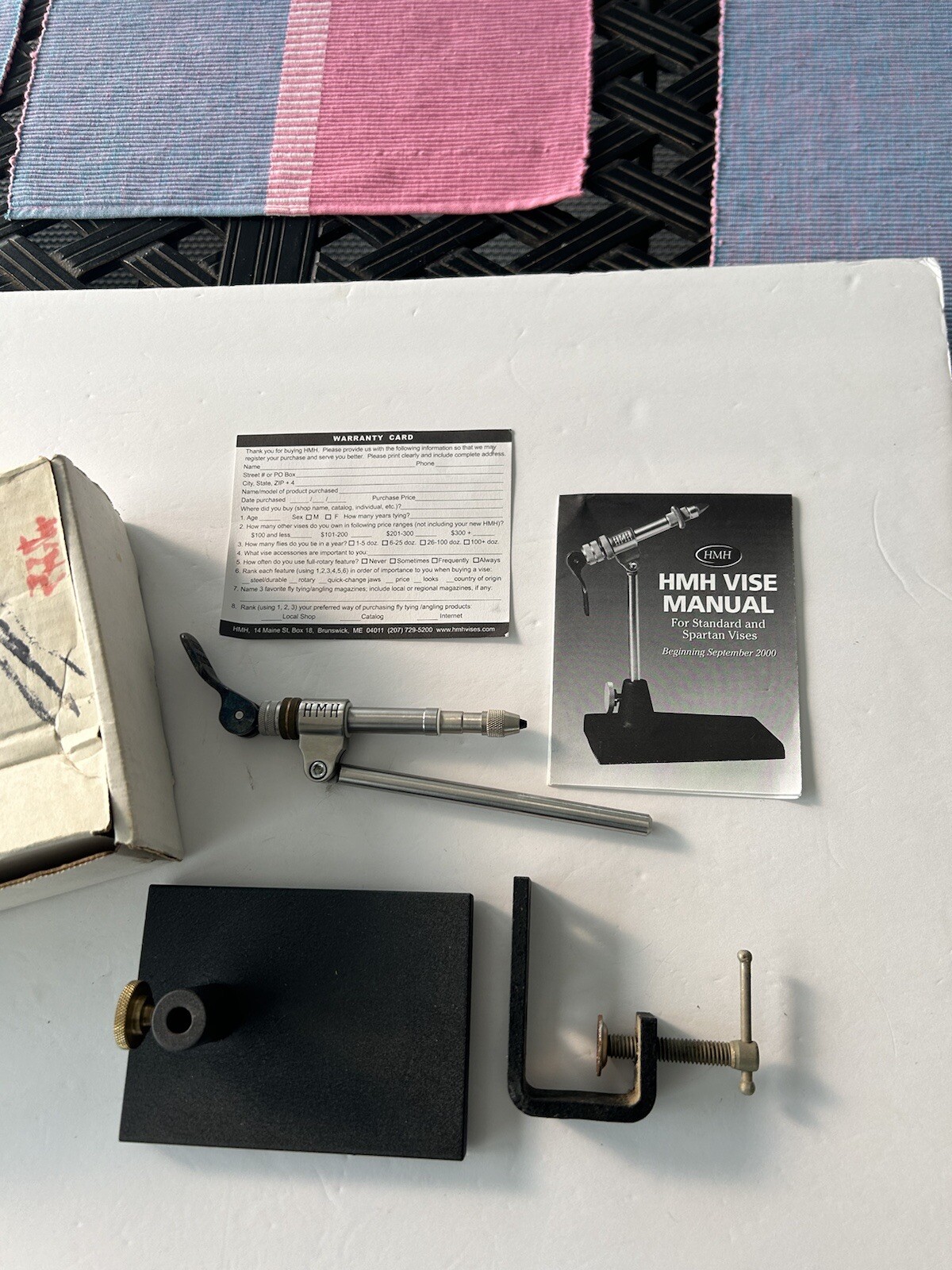 HMH TUBE FLY VISE PEDESTAL 1103/P | eBay