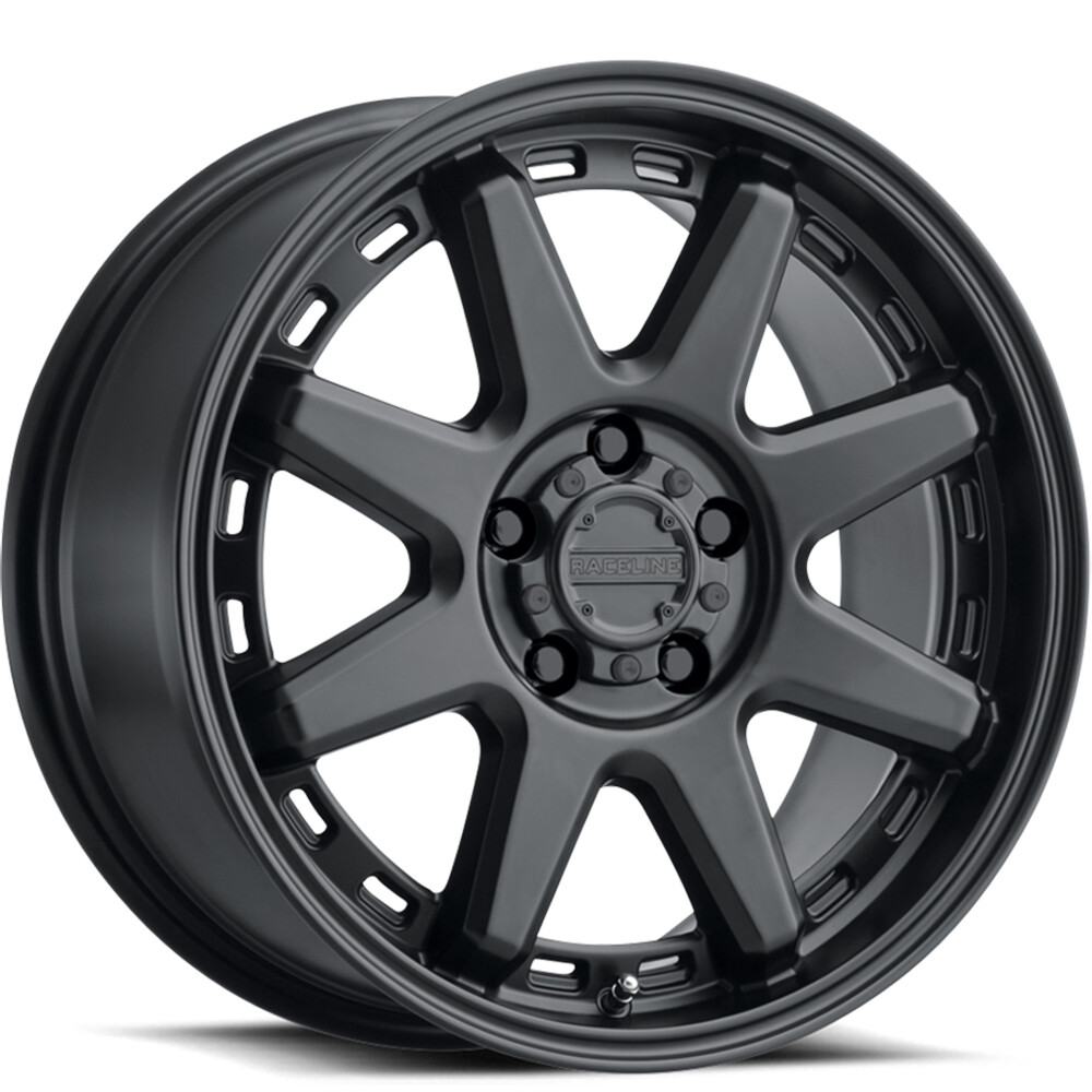 2 Wheels 15" 947B Scout 15x8 5x114.3 Satin Black -24ET 78.1CB (947B ...