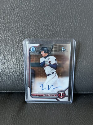 2022 Bowman Chrome Jake Rucker Prospect Autograph Auto #CPA-JRK Twins ...