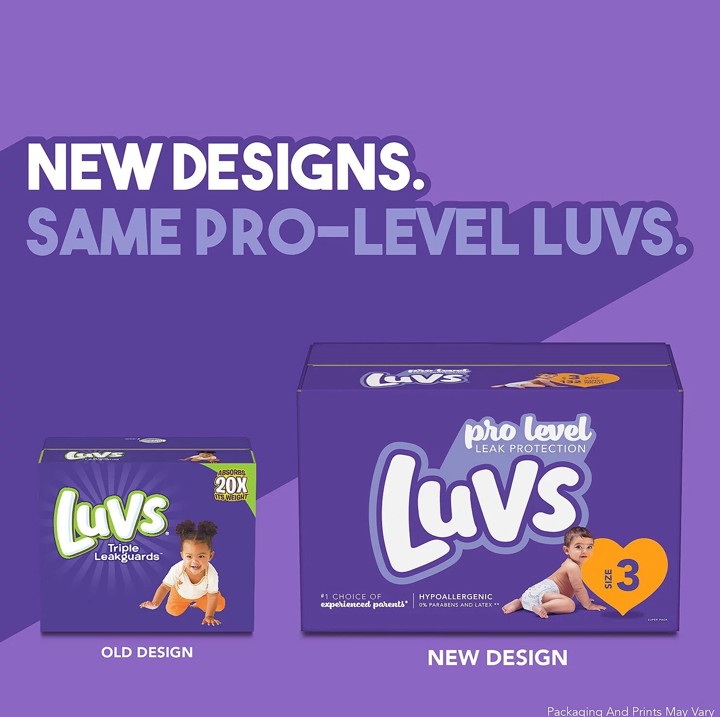 Luvs pro level leak protection diapers Size 1 - 294 ct. (8-14 lbs.)Free ...