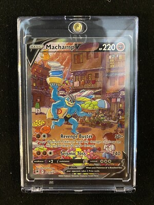 Pokemon TCG Machamp V 172/189 Astral Radiance Alt Art Pack Fresh Mint ...