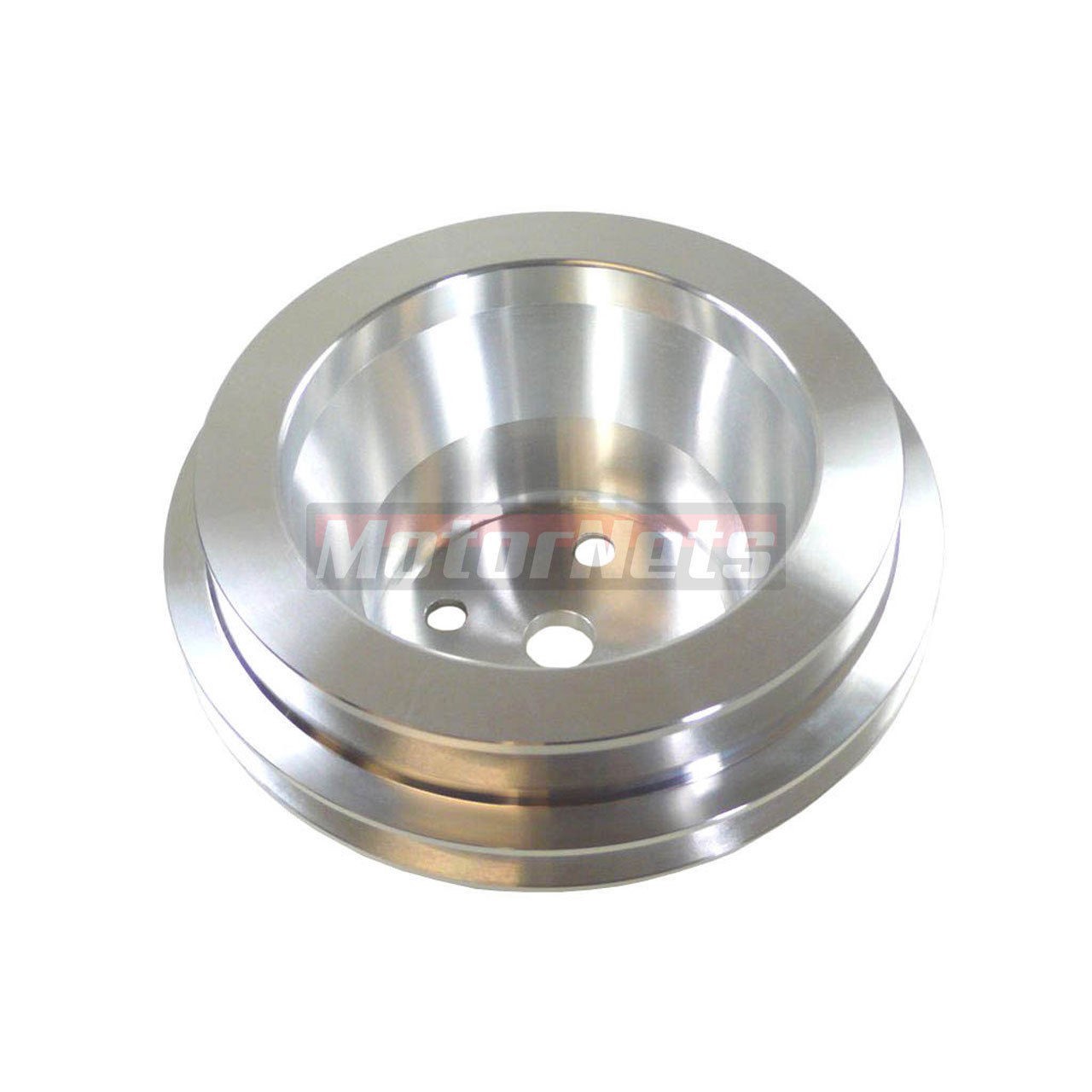 Billet Aluminum Long Water Pump Pulley 2 Groove BBC LWP Big Block Chevy ...