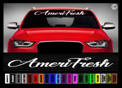40" AmeriFresh Racing 4x4 JDM Illest Muscle Car Decal Sticker ...