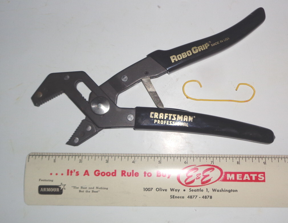 Craftsman Professional Robo Grip Pliers USA 45009 Self Adjusting for ...