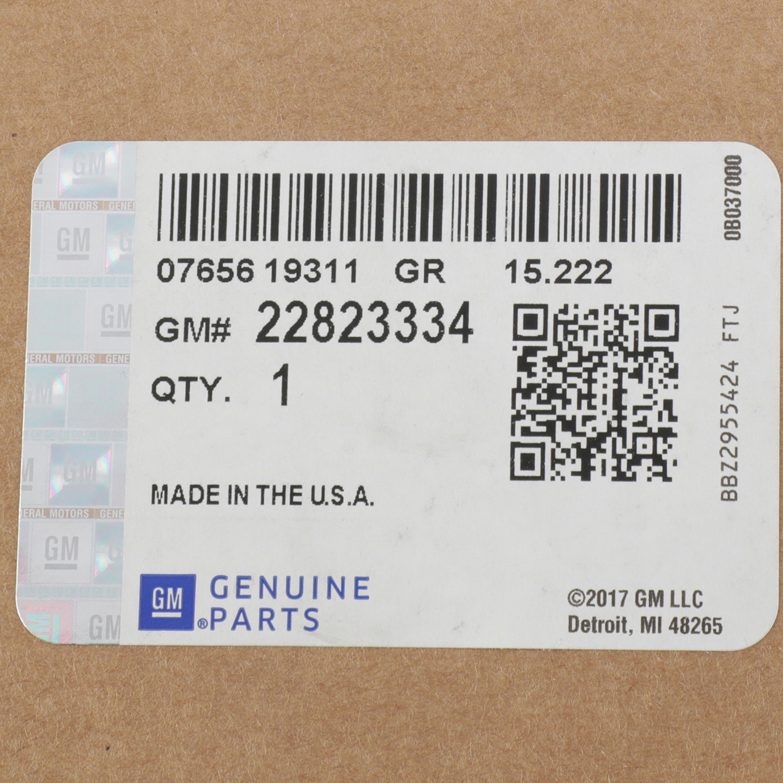 OEM NEW Rear All Weather Rubber Cargo Area Mat 15-20 Cadillac Escalade ...