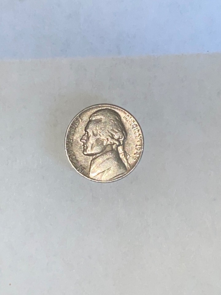 1946 Jefferson nickle -no mint mark.rare post war coin.beautiful ...