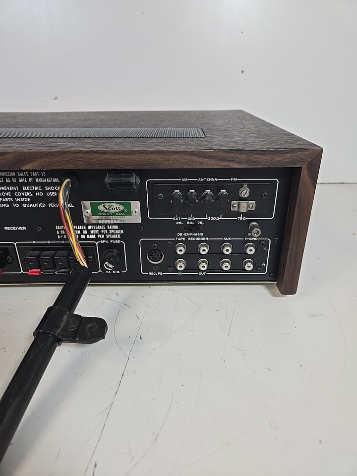 Vintage Scott R327 Stereo Receiver - Wood Grain - | eBay