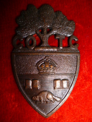 University of Toronto COTC Officer's Cap Badge - Canada WW2 | eBay