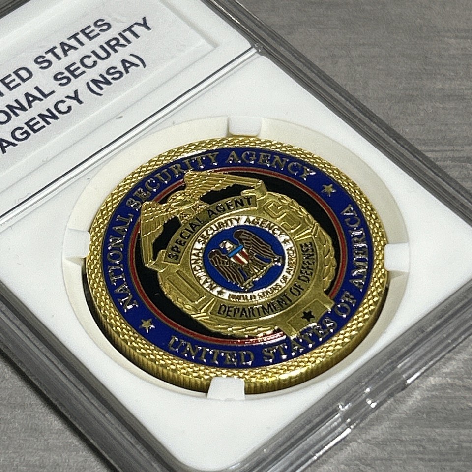 NSA US National Security Agency Special Agent 🌟DOD🌟 Challenge Coin W ...