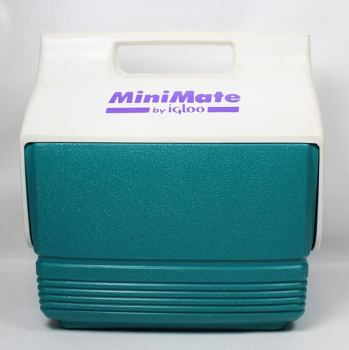 Vintage 1990’s Mini Mate Cooler By Igloo Made In USA Retro Teal Purple ...