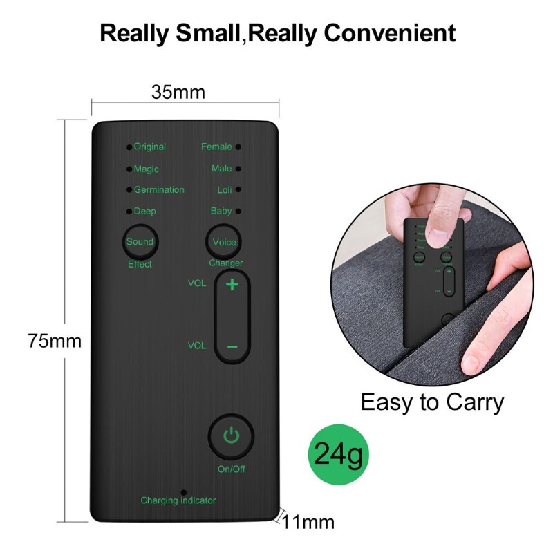 7 Different Sound Changes Voice Changer Device Microphone Effects ...