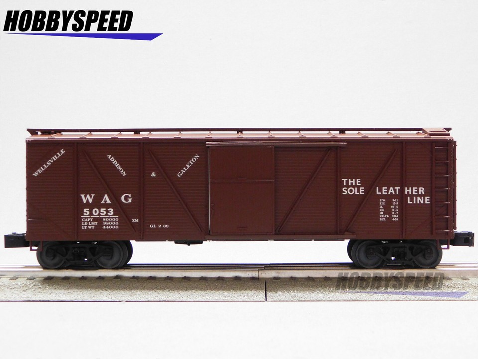 LIONEL WAG SINGLE SHEATHED BOXCAR 5053 O GAUGE box train freight car ...