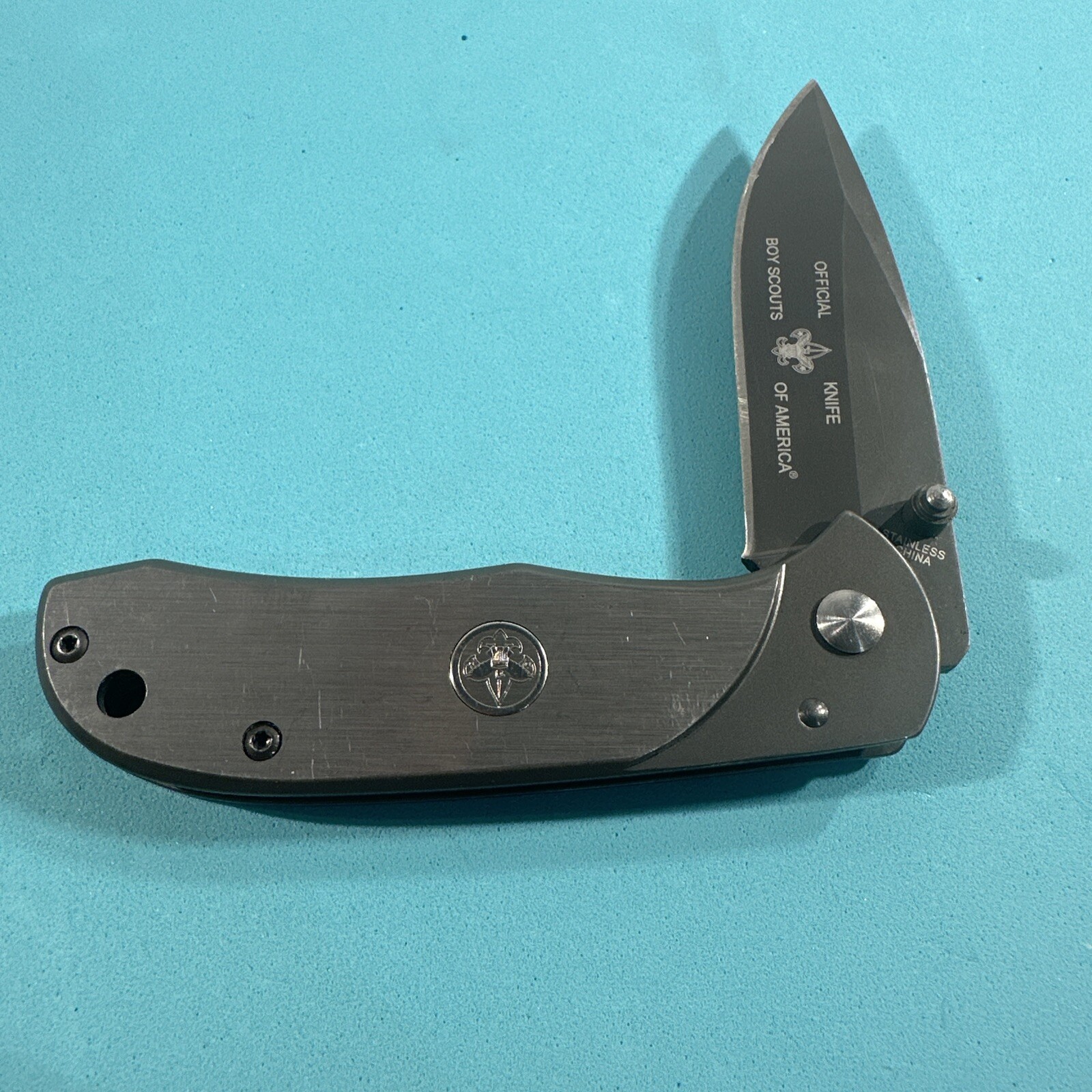 Vintage Official Boy Scouts of America Pocket knife/ Shield In Etching ...