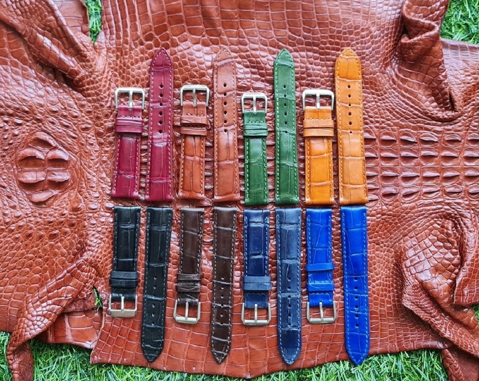 Ostrich Leather Watch Strap Men Real Ostrich Wrist Band Quick Release ...