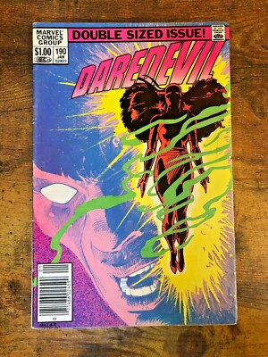 Daredevil #190 (Giant-Size Issue Resurrection of Elektra Newstand - FN ...