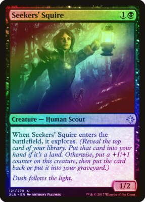 Seekers' Squire FOIL Ixalan PLD Black Uncommon MAGIC GATHERING CARD ...