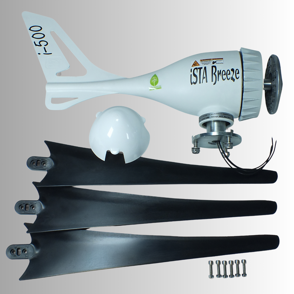 i-500W 12V/24V Wind Turbine Generator iSTA-BREEZE | eBay