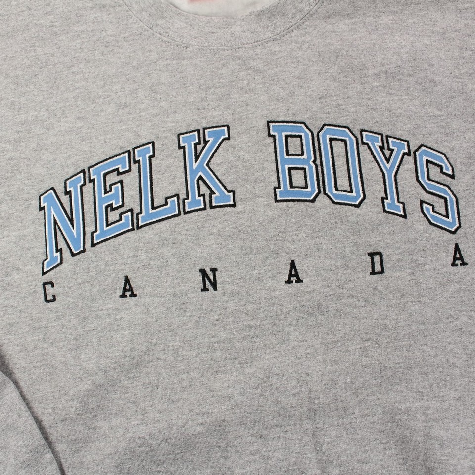 NELK BOYS embroidered logo crewneck sweatshirt LARGE full send youtube ...