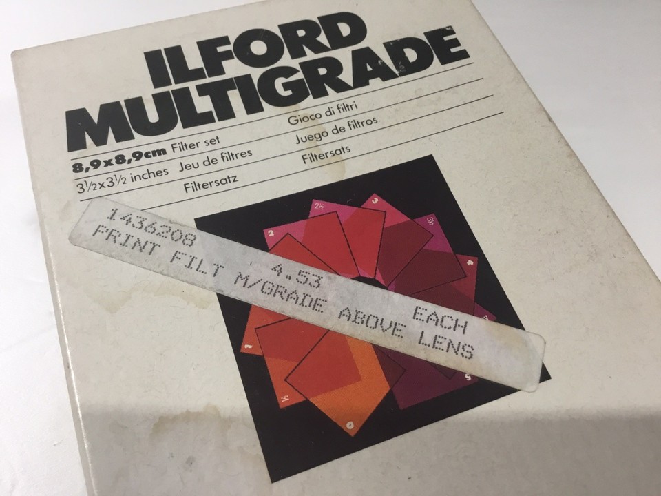 Ilford Multigrade Filter Set for Enlarger Set of 11 8.9x8.9 Above Lens ...