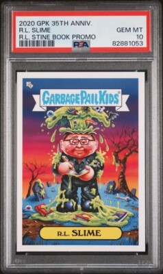 2020 GPK Garbage Pail Kids R.L. Slime R.L. Stine Book Promo 35TH -PSA ...