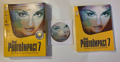 2001 Ulead PhotoImpact 7 Program For Windows 98, 2000, XP CD with ...