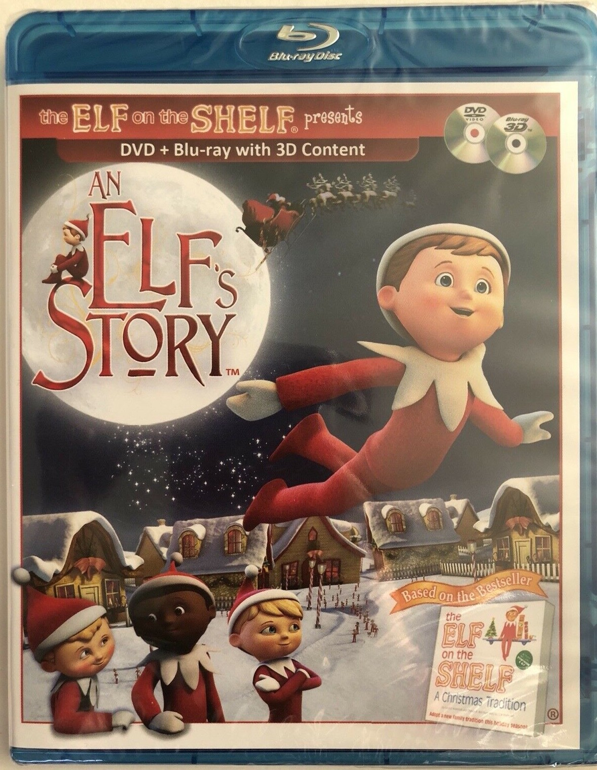 NEW ELF ON THE SHELF AN ELF'S STORY DVD & BLU-RAY WITH 3D CONTENT ...