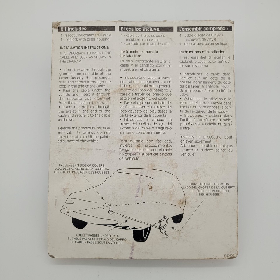 VINTAGE Genuine BMW Car Cover Cable And Lock with Keys 6 feet length | eBay