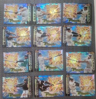 1995 Topps Baseball Stadium Club Members Only Power Zone- Complete 12 ...