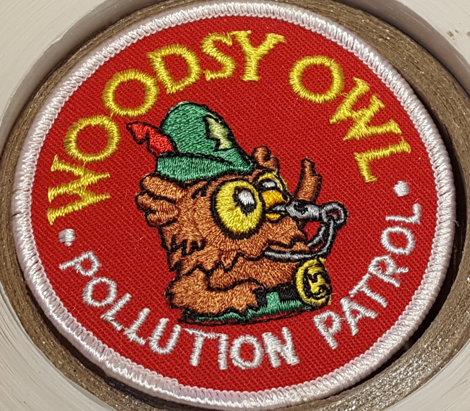 Vintage Woodsy Owl Embroidered Patch Give a Hoot Don't Pollute ...