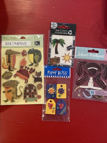 Lot Of Dimensional Stickers! Jolee’s Boutique, K&co, Paper Bliss, Card ...