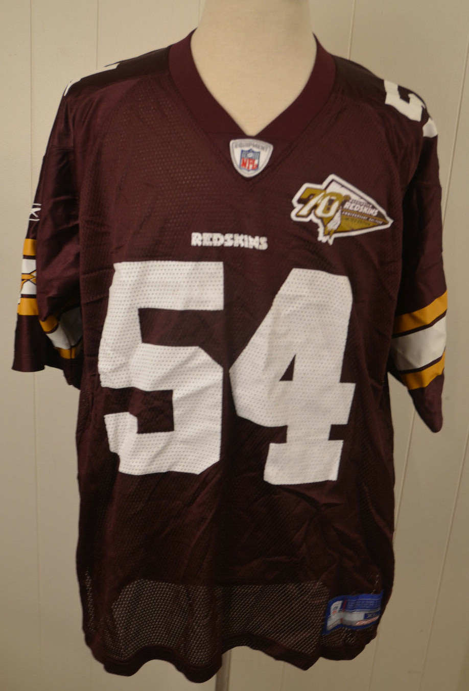 Reebok Washington Redskins 70th Anniversary Jersey #54 Jeremiah Trotter ...