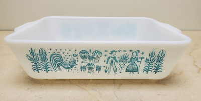 PYREX RECTANGLE CASSEROLE DISH 1-1/2 QUART BUTTERPRINT | eBay