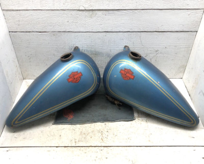 Harley Vintage Chopper Gas Tanks Panhead Knucklehead Shovelhead EL FL ...