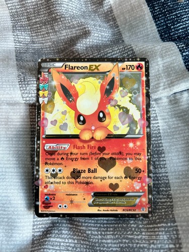 Flareon EX - RC6/RC32 - Pokemon Generations Radiant Collection Card VLP ...