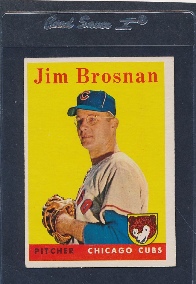 1958 Topps #342 Jim Brosnan Cubs EX 58T342-82715-1 | eBay