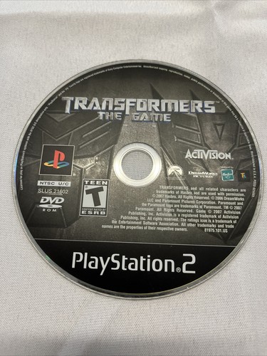 Transformers: The Game (PS2 PlayStation 2) - DISC ONLY - Fast Free ...